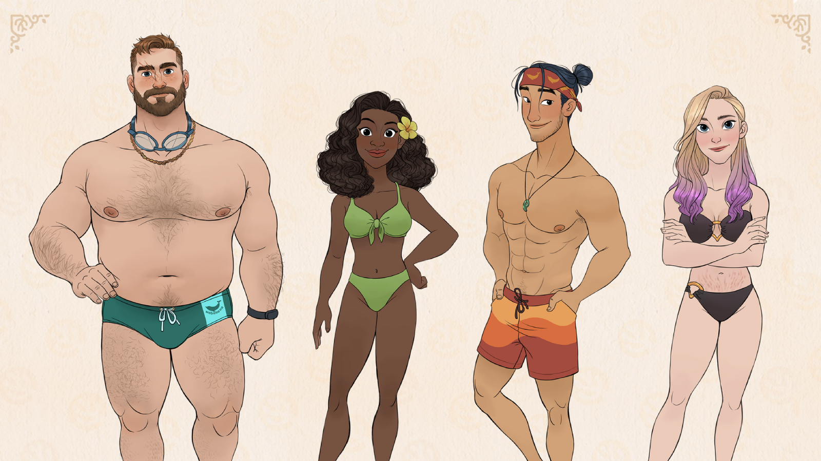 Coral Islands Spring Update To Include Bathing Suits And A Tree